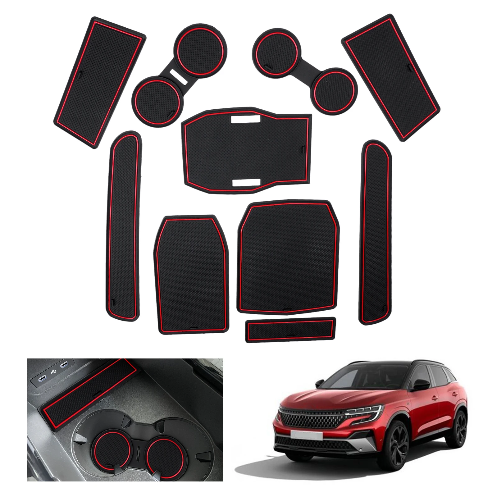 RUIYA-for-Renault-Austral-E-Tech-Hybrid-2022-2023-2024-Car-Door-Groove ...