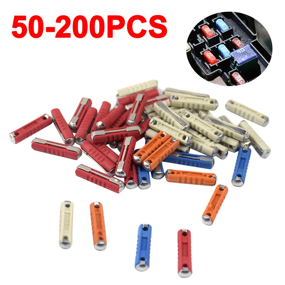 50-200PCS-Torpedo-Type-12V-Fuses-Bakelite-12V-Zinc-Chip-Auto-Torpedo ...