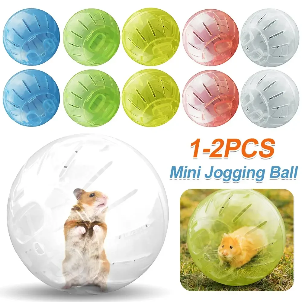 Clear-Plastic-Pet-Rodent-Mini-Jogging-Ball-Hamster-Exercise-Running ...