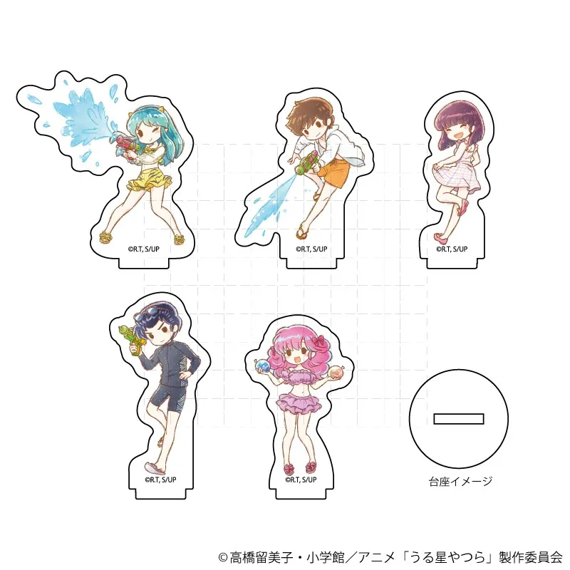 Anime-Urusei-Yatsura-Acrylic-Stand-Doll-Ran-Miyake-Shinobu-Shutaro ...