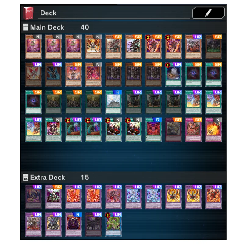 Dark Lord Deck List