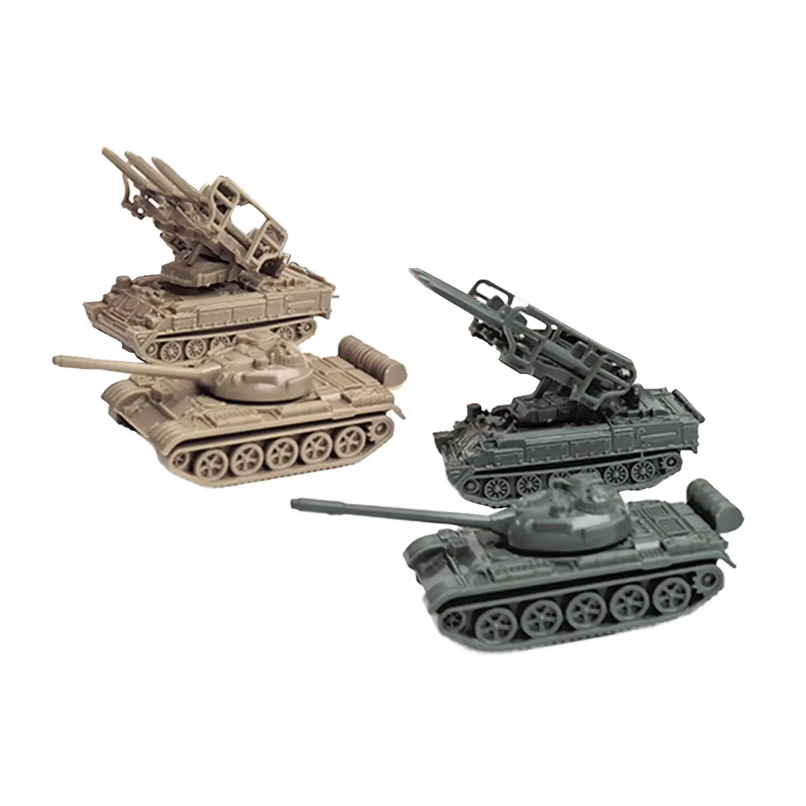 4Pcs-1-144-Tank-Model-Desk-Decor-Miniature-Tank-Model-4D-Modern-Tank ...