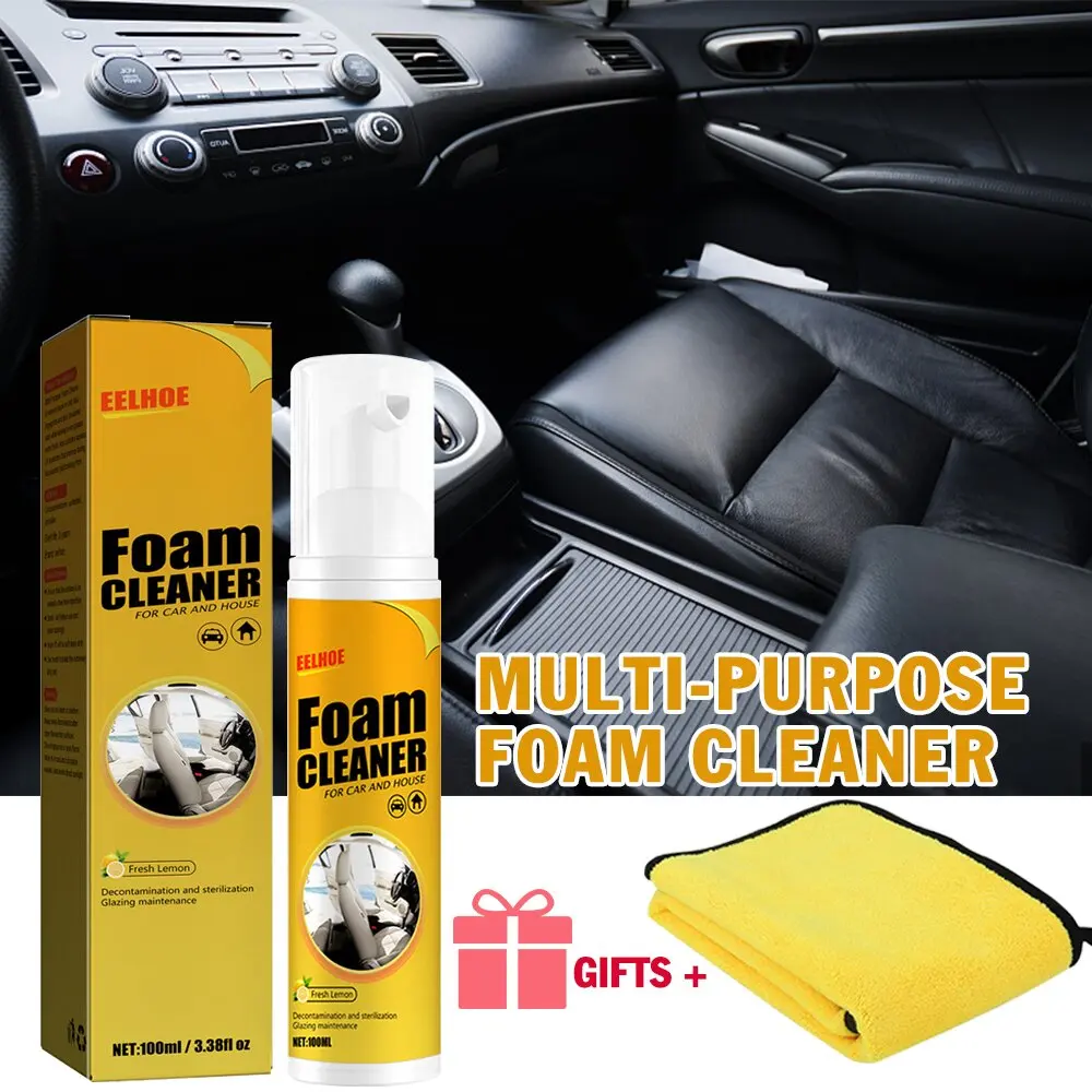 150ML-Multi-Purpose-Foam-Cleaner-Leather-Clean-Wash-Automoive-Car ...