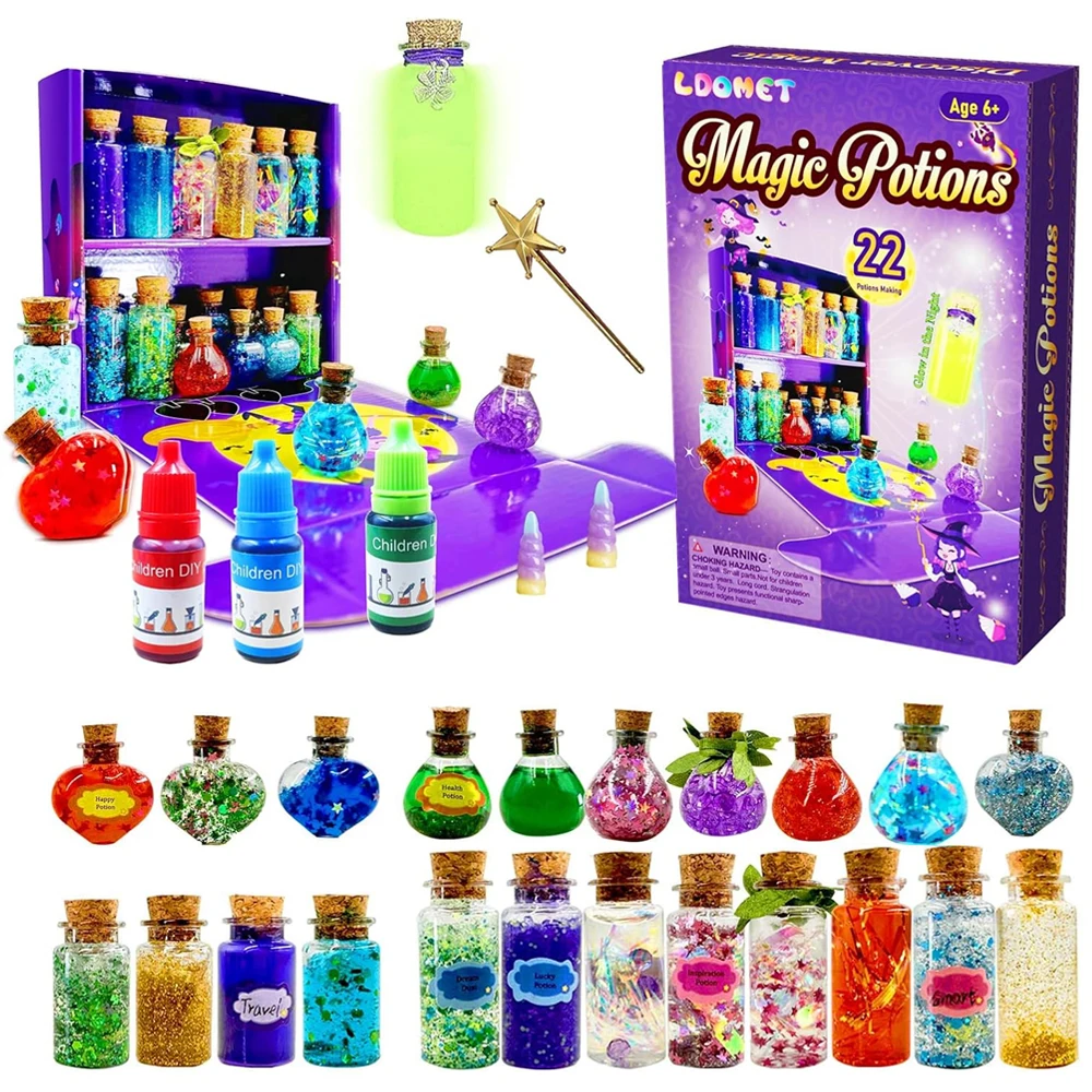 24pcs-Fairy-Magic-Potions-Kit-for-Kids-Christmas-DIY-Magical-Potions ...