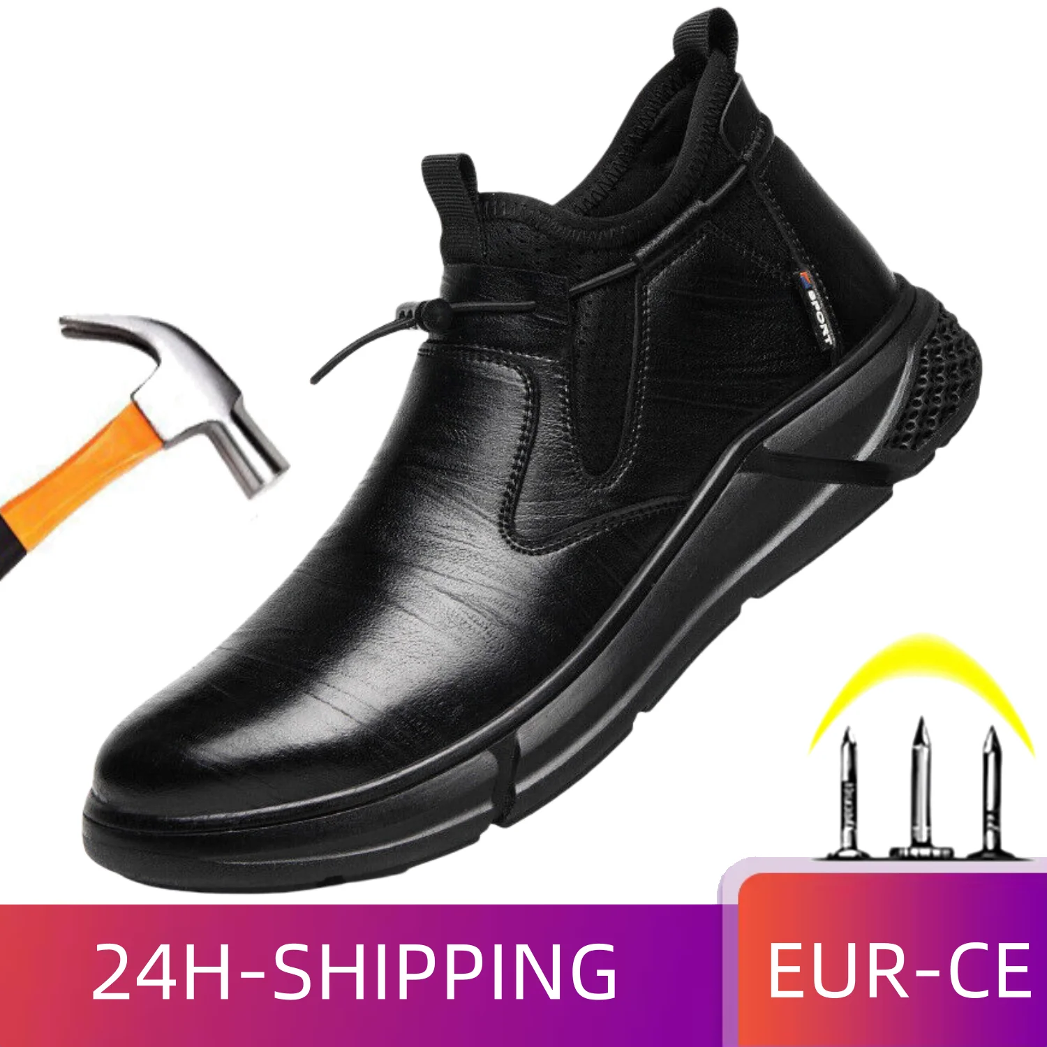 Comfortable-Safety-Shoes-Men-for-Work-Steel-Toe-Industrial-Boots-Man ...