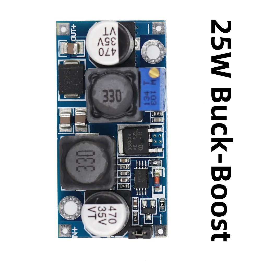 25w Automatic Buck-boost Module Solar Power Board 3v-15v To 0.5v-30v ...