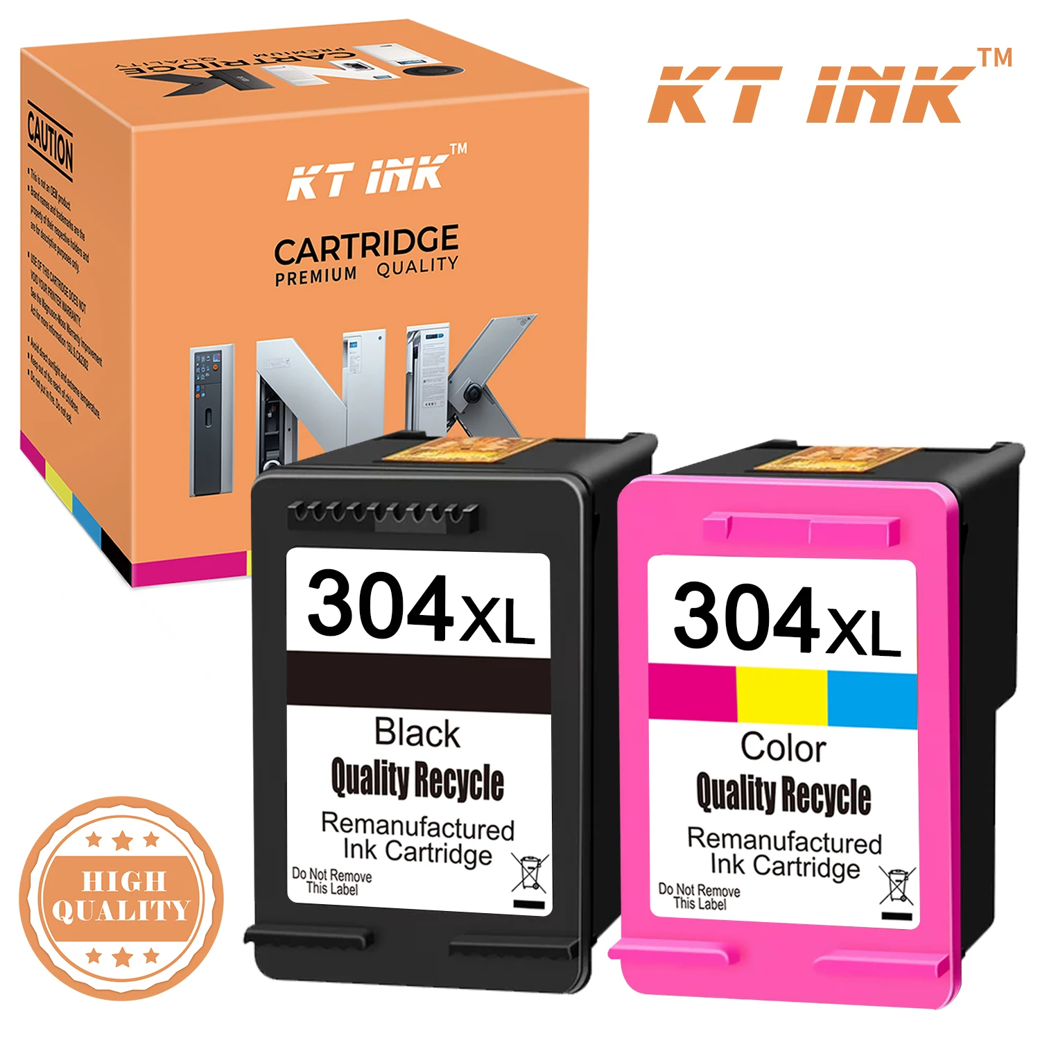 KT-INK-Cartouches-d-encre-304XL-pour-imprimante-HP-compatibles-avec-les ...