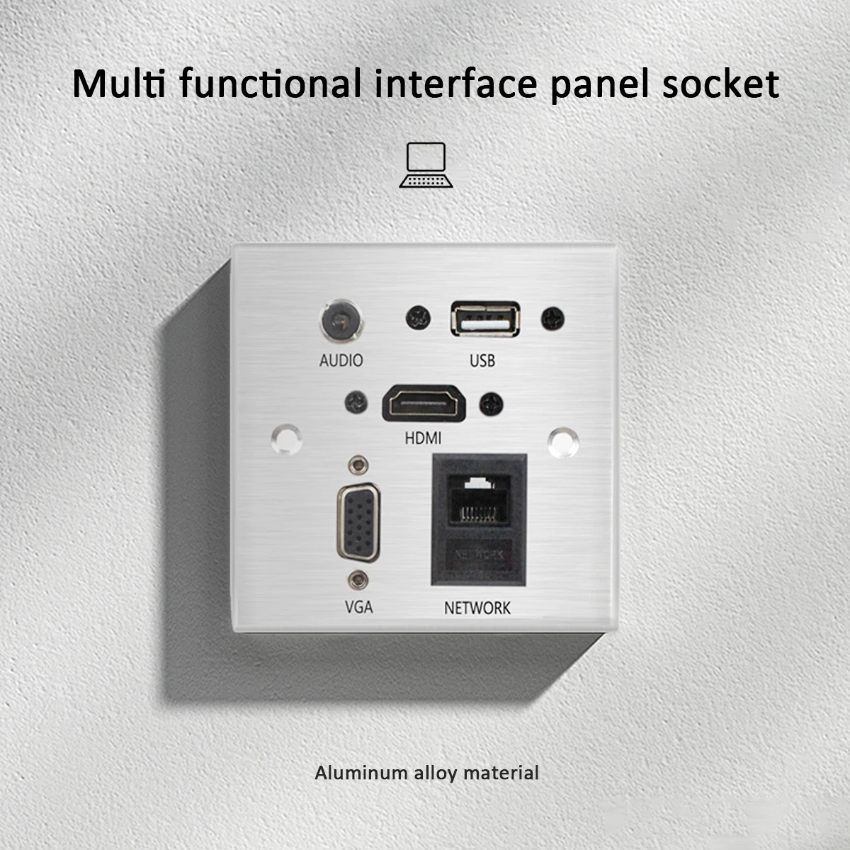 Multimedia-wall-desktop-socket-compatible-with-high-definition-HDMI-VGA ...