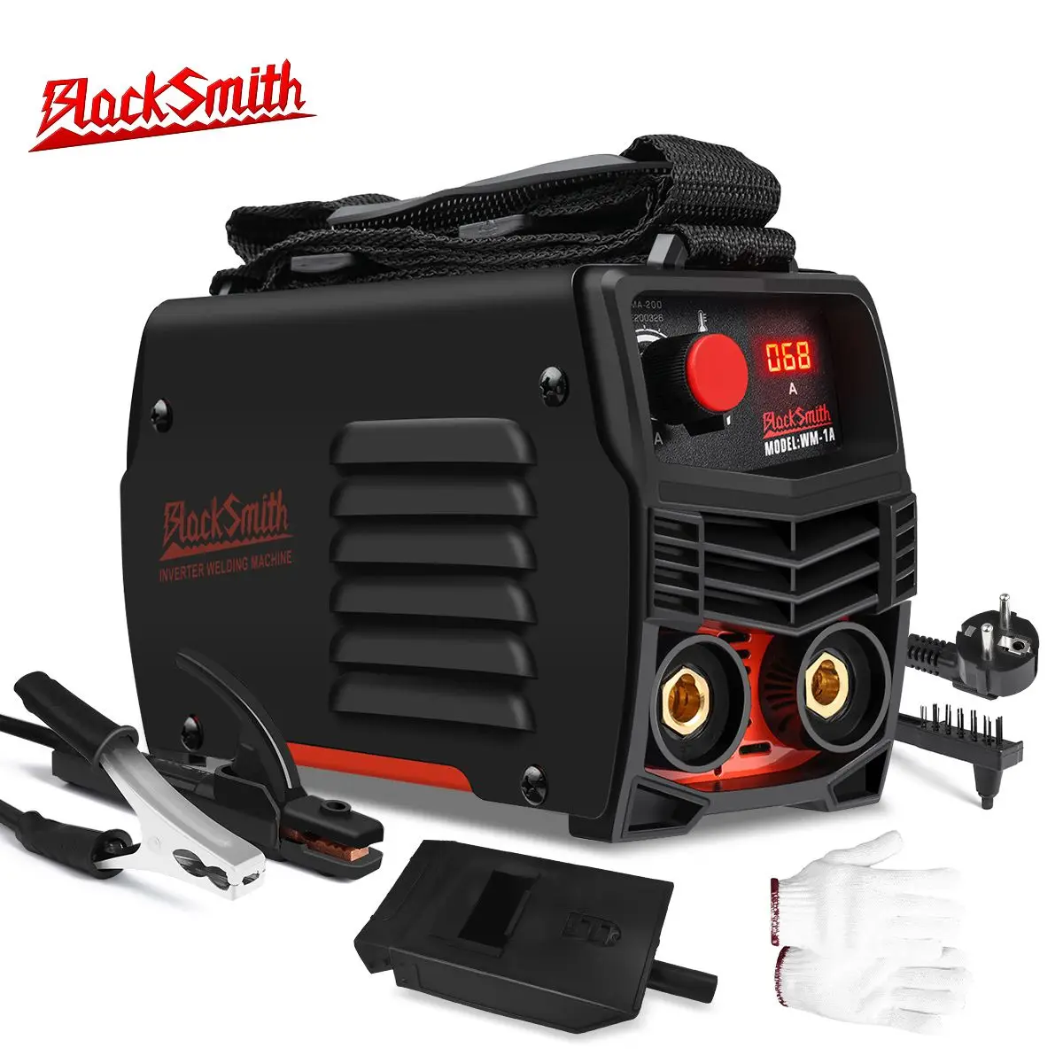 Blacksmith-IGBT-MMA-220V-DC-Inverter-ARC-Welder-200A-Welding-Machine ...