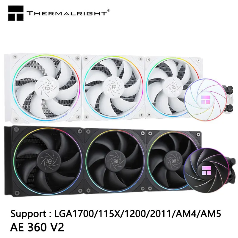 Radiador de água fria integrado Thermalright Aqua Elite 360 V2 suporta ...