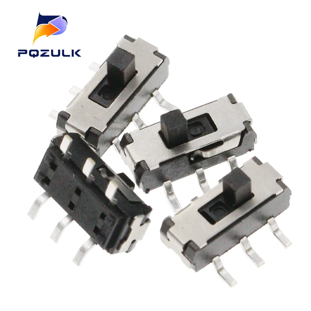 20PCS MSS22D18 SMT Toggle Switch SMD 6Pins Handle High 2MM 2P2T The ...