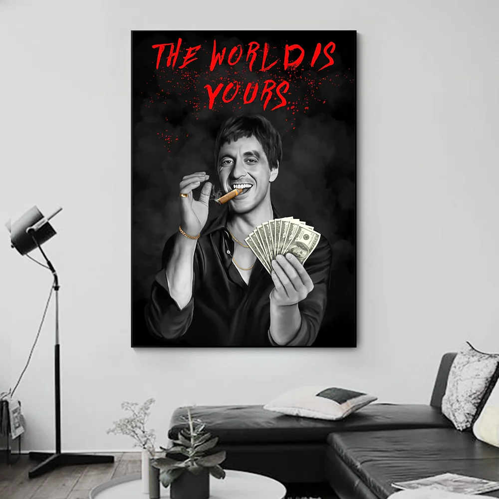 Scarface Wallpaper Quotes BLUDUG Scarface Tony Montana Gangster Movie