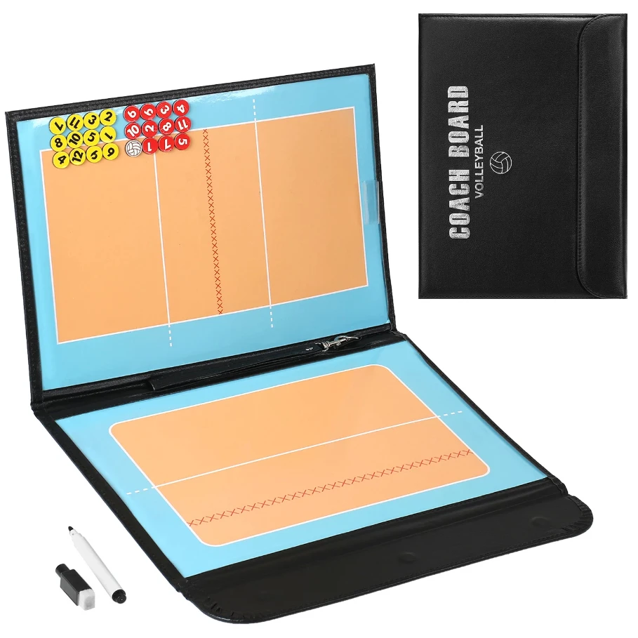 Foldable Magnetic Tactics Board Volleyball Coach Strategy Board ...