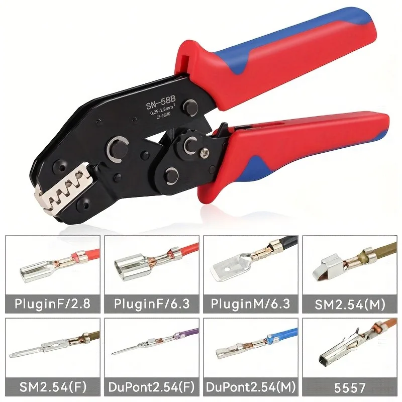 DuPont-Terminals-Crimp-Pliers-Interchangeable-Dies-Wire-Crimper ...