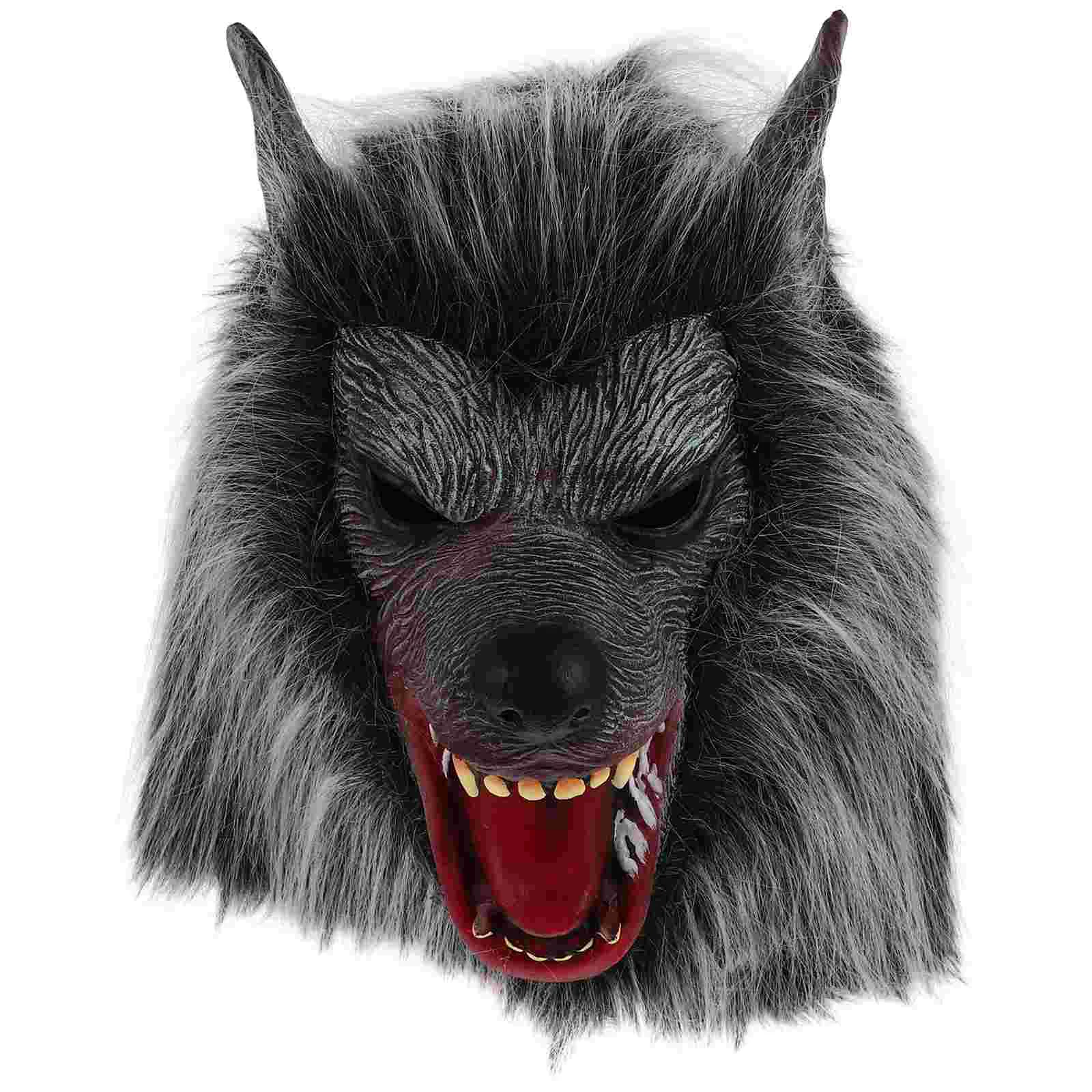 Wolf-Mask-Latex-Halloween-Scary-Face-Costume-Breathable-Decoration ...