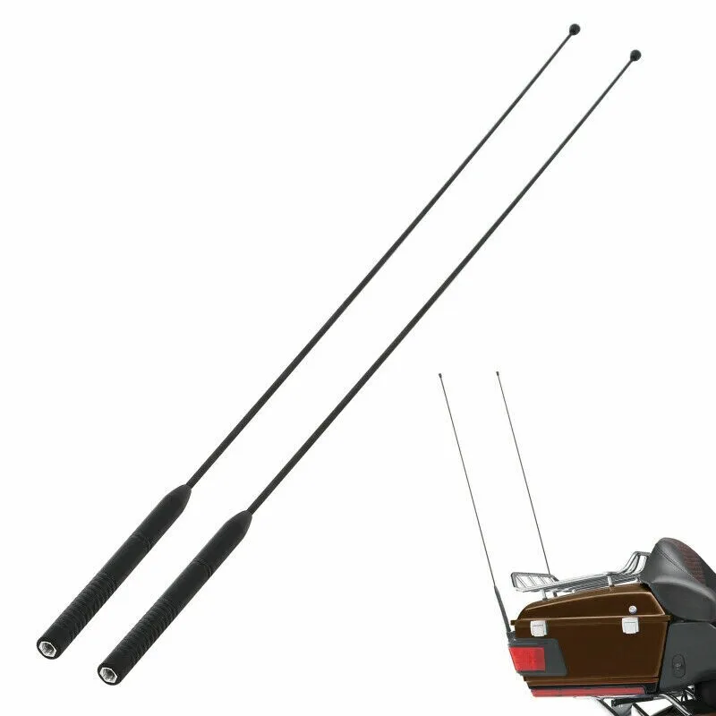 Motorcycle-2PCS-AM-FM-Antenna-For-Harley-Street-Road-Glide-Tour-Road ...