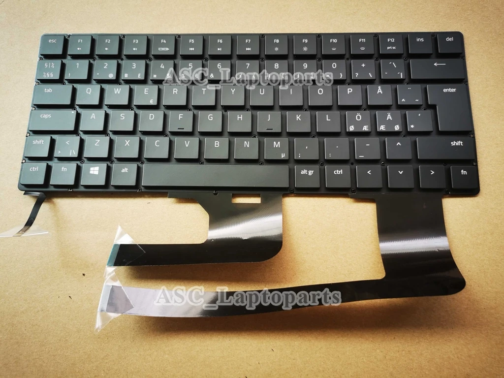 New-US-UK-Norwegian-Swedish-Danish-Keyboard-for-Razer-Blade-15-RZ09 ...