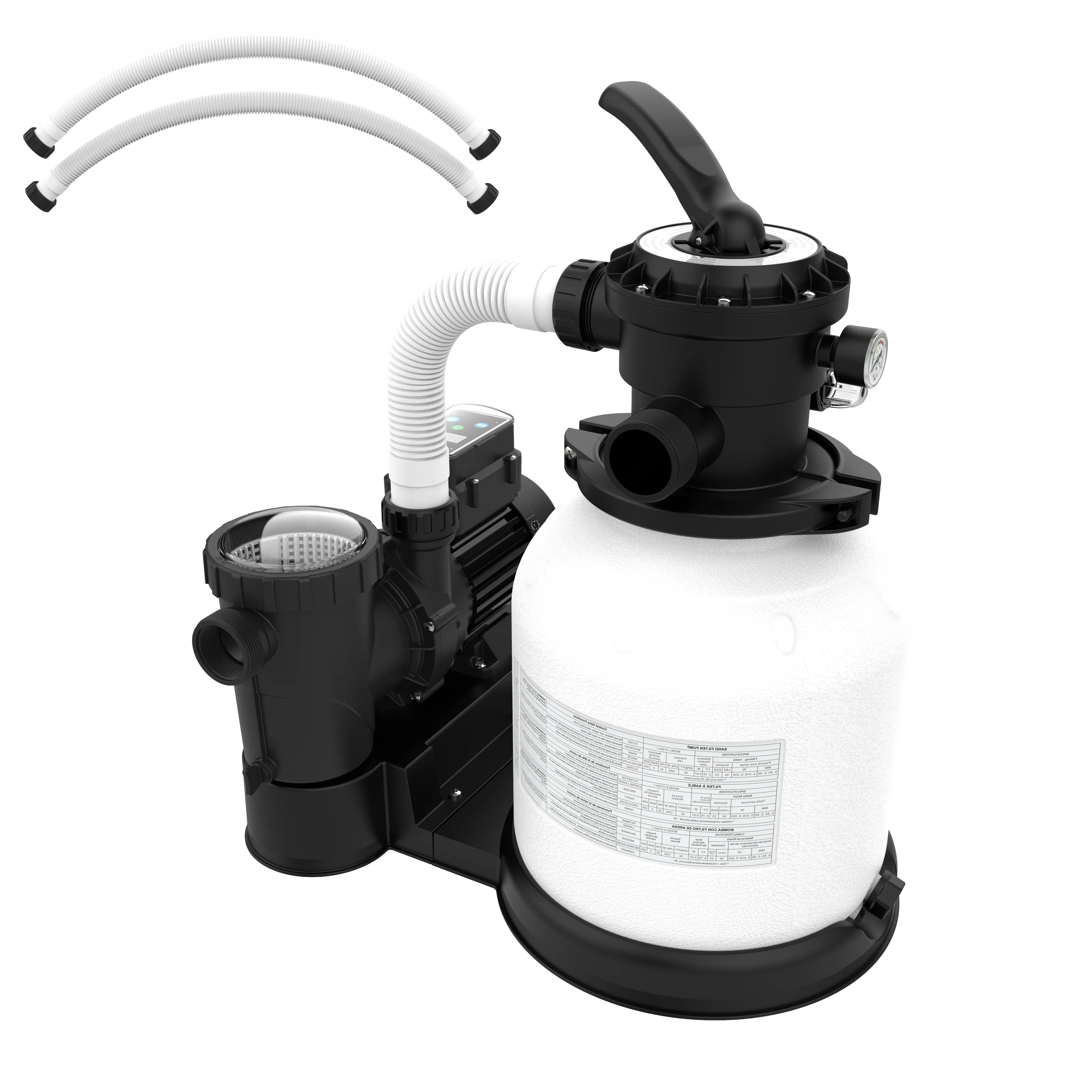sand-filter-pump-plumbing-compatible-with-intex-pool-with-hose-base-and ...