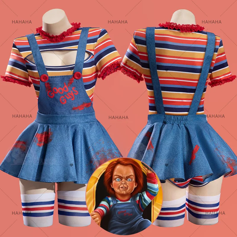 Disfraz de Cosplay de Chucky de película, disfraz de Doujin, juego de ...