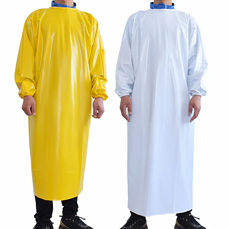 PVC-waterproof-acid-and-alkali-resistant-overalls-Apron-Industrial ...