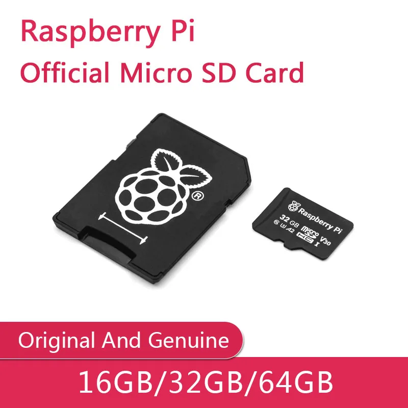 Official-Raspberry-PI-Micro-SD-Card-16GB-32GB-64GB-80MB-S-High-Speed ...