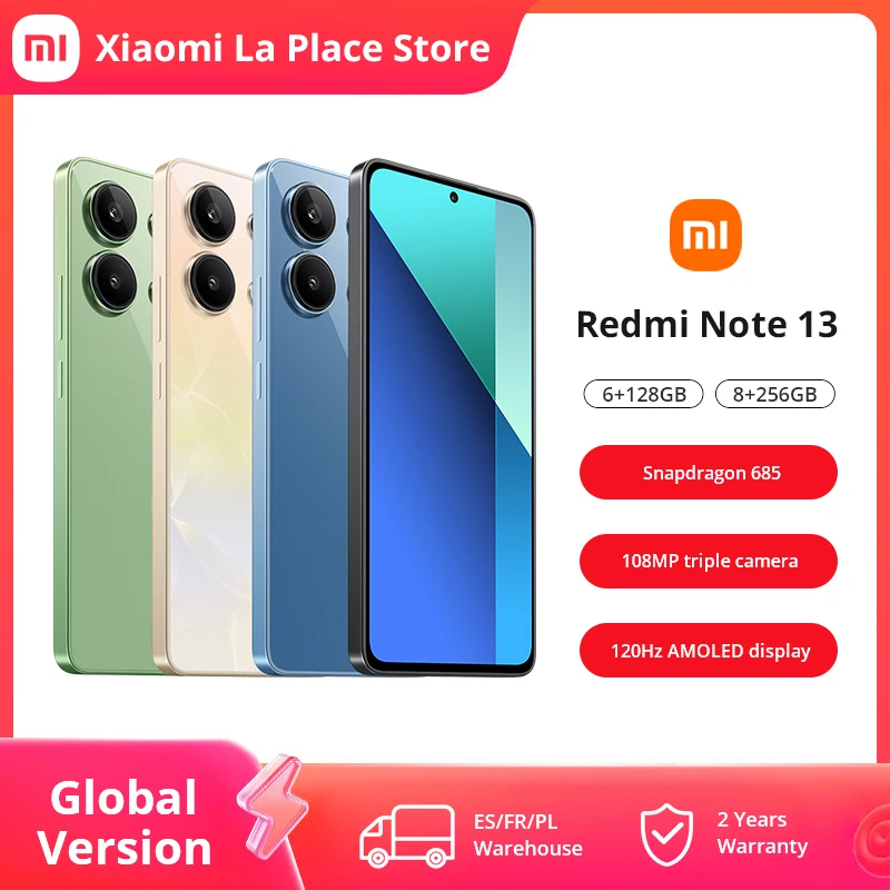 Global-Version-Xiaomi-Redmi-Note-13-4G-Smartphone-Snapdragon-685-108MP ...