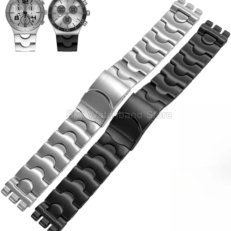 For Swatch YGS 749G YCS 443G Series Watch Chain Men Women Waterproof ...