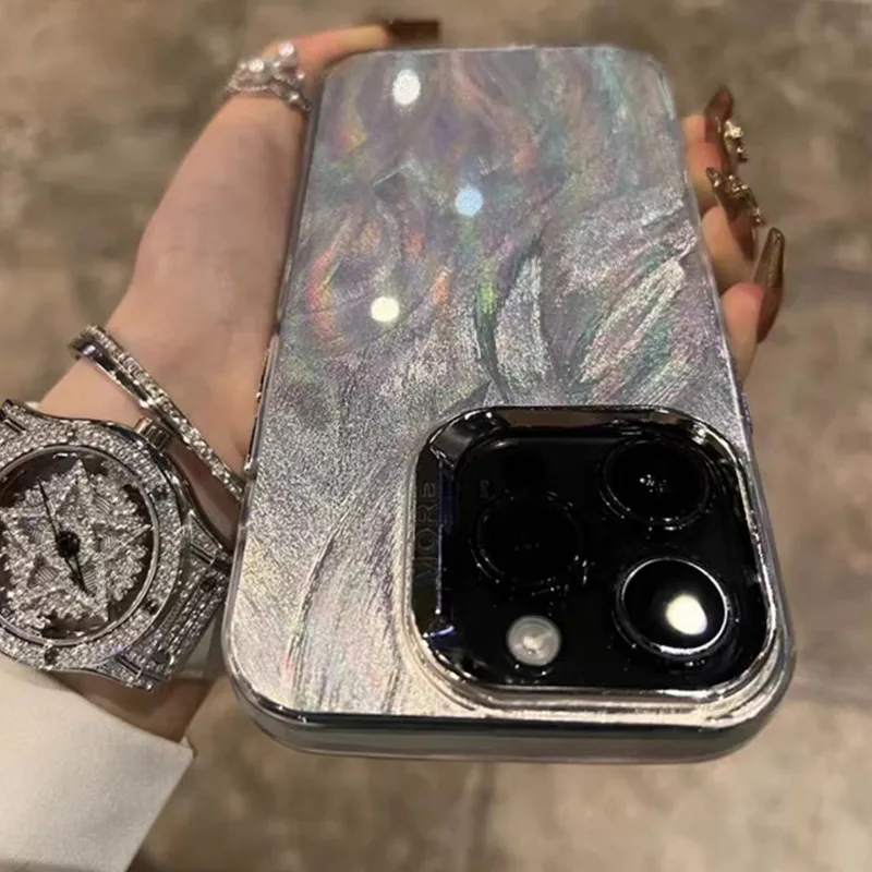 New-Luxury-Shockproof-Matte-Silver-Phone-Case-For-iphone-11-12-13-14-15 ...