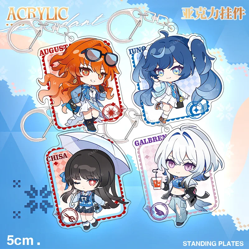 AUGUSTA Iuno GALBRENA Anime KeyChain Wuthering Waves LAWSON Men Key ...