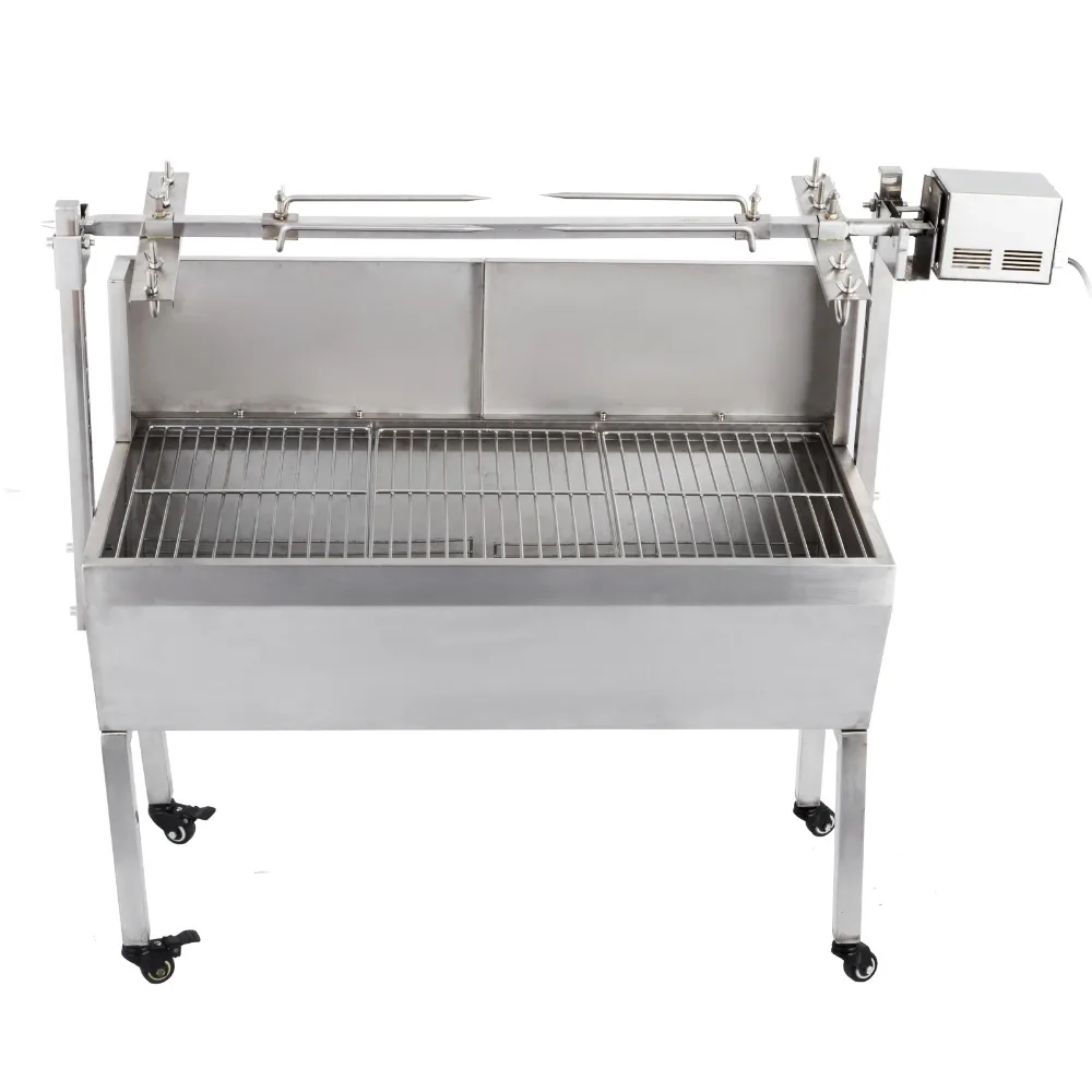 Vevor 132 Lbs Bearing Lamb Spit Roaster With Electric Motor Grill ...