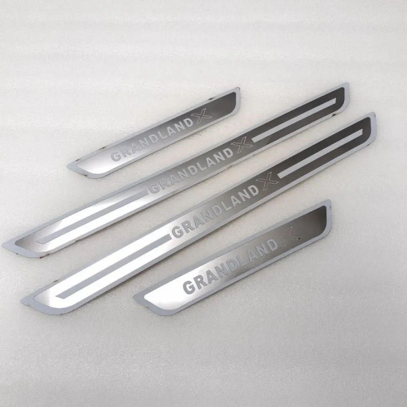 For Vauxhall Opel Grandland X Stainless Steel Door Sill Scuff Plate ...