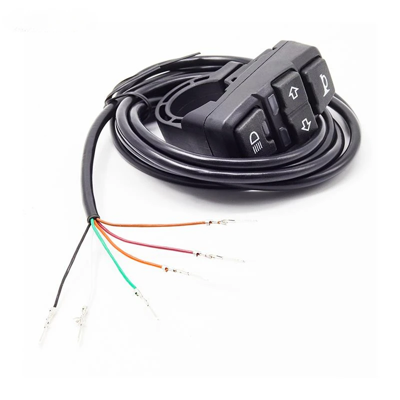 Motorcycle-Flash-Switch-Hazard-Light-Switch-Button-Double-Flash-Warning ...