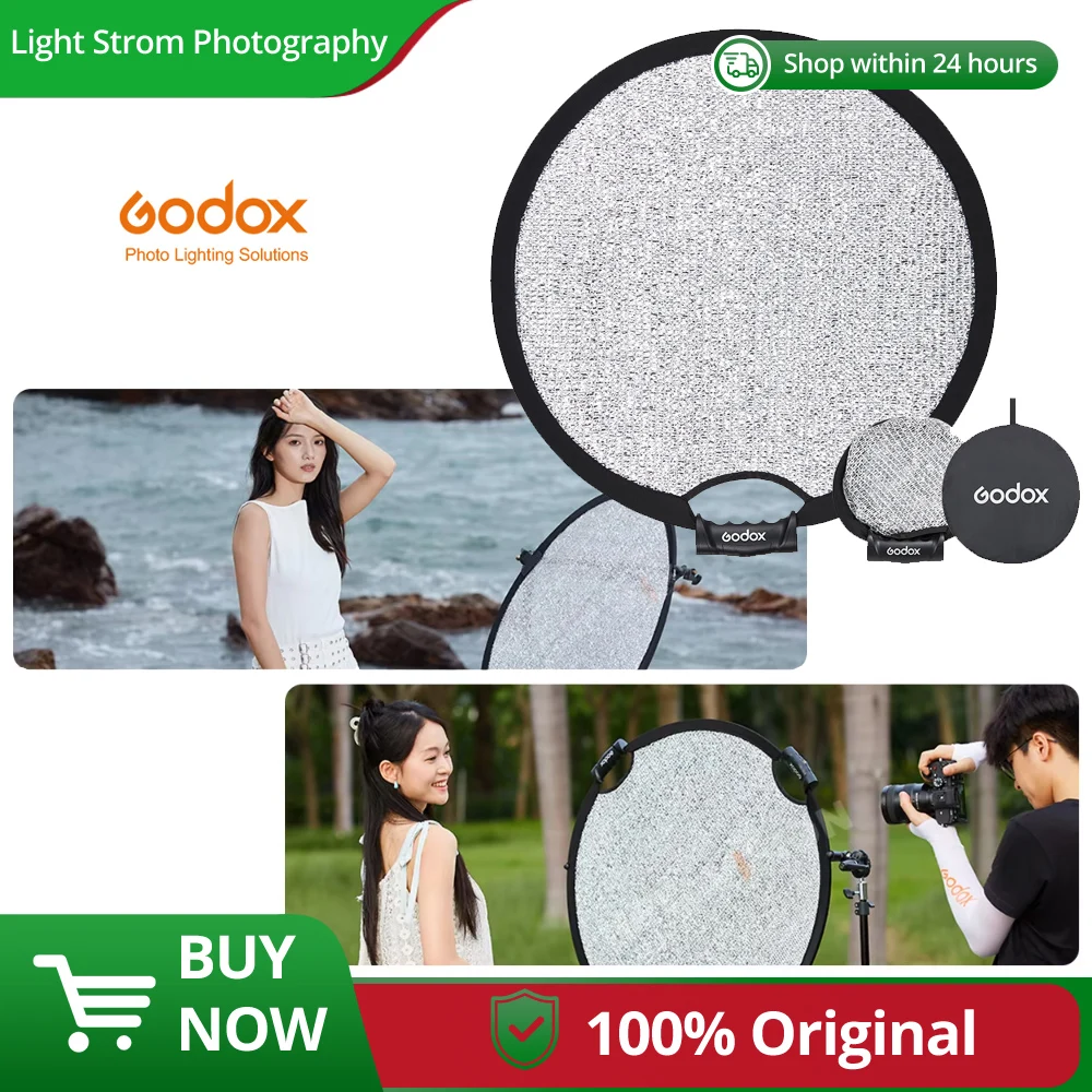 Godox W-RFT Folding Photo Studio Light Diffuser Disc for Outdoor ...