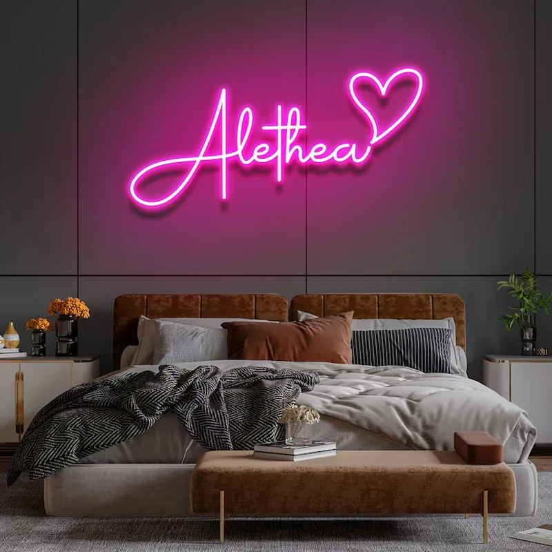Custom Neon Sign Personalised Led Neon Sign Light Business Logo Name ...