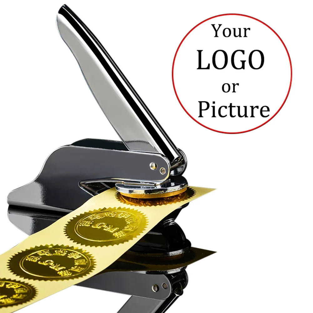 Embosser-Stamp-Customize-Logo-Embossing-Seal-Office-Bussiness-Document ...