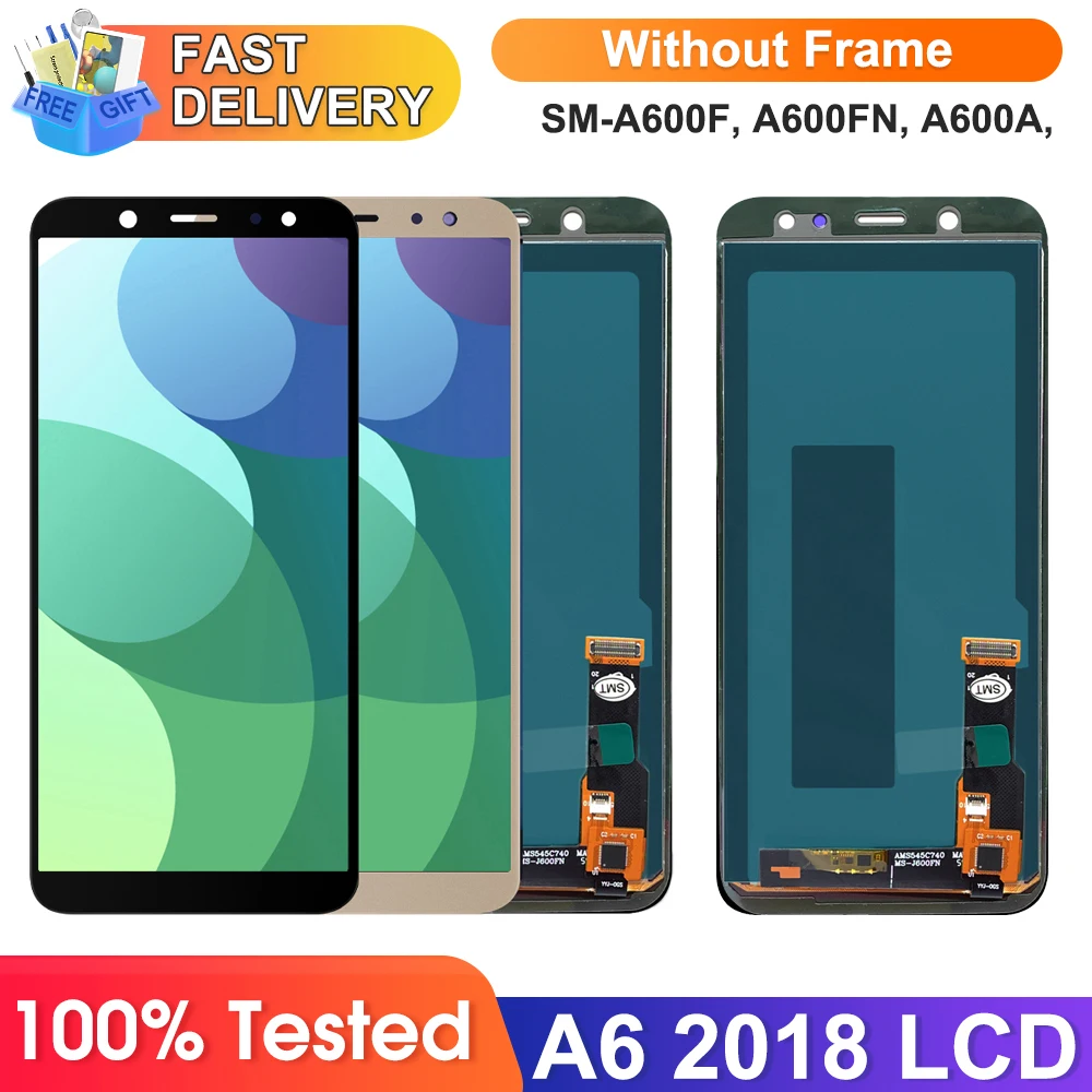5.6 screen aa600 tela de exibição para samsung galaxy a6 2018 a600 ...