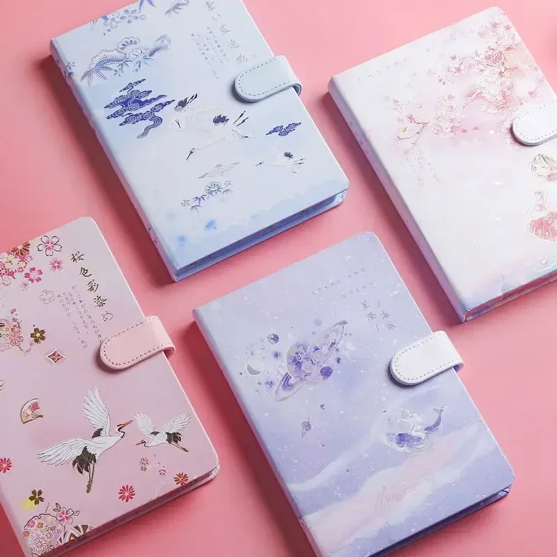 A5-Kawaii-Hand-Ledger-Magnetic-Clasp-Hand-Ledger-Simple-Ins-Style ...