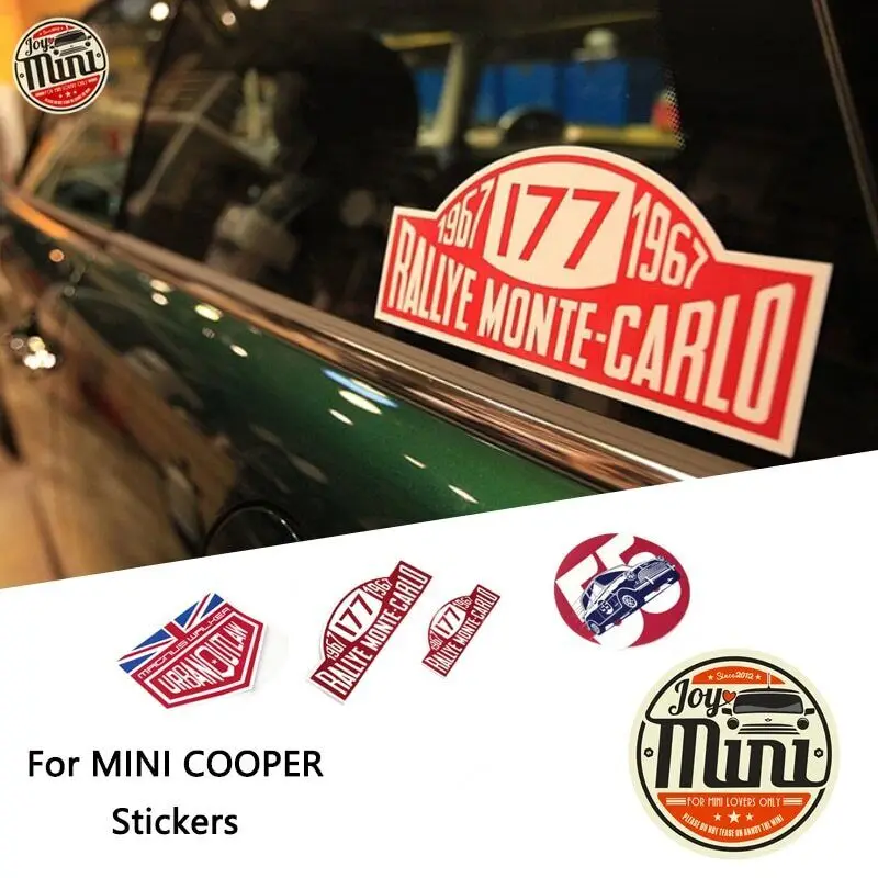 Car sticker modified label For Mini Cooper sticker S JCW R55 R56 R60 ...