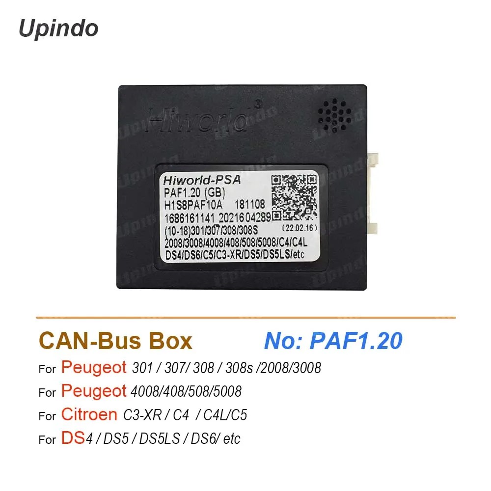 Car Radio Android Head unit CAN Bus Decoder Adapter For Peugeot 301 307 ...