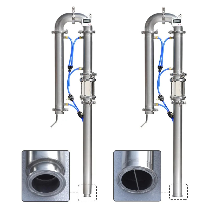 Food Grade Distilling Column Stainless Steel Distillery Equipment Home ...