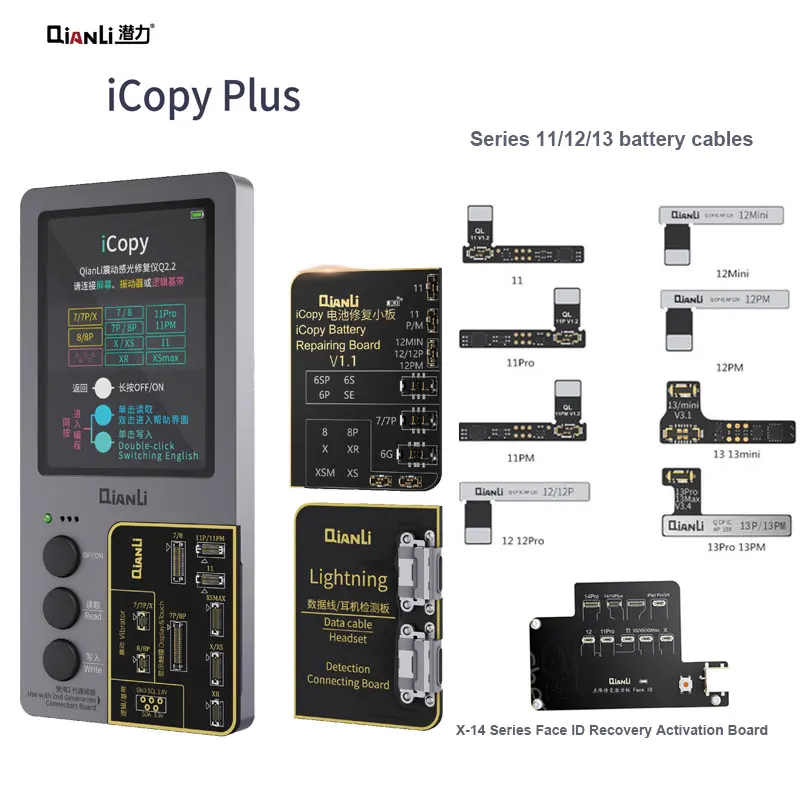 iCopy-Plus-True-Tone-Programmer-With-Battery-Light-Sensor-Board-For-iPhone-Read-Write-Edit ...