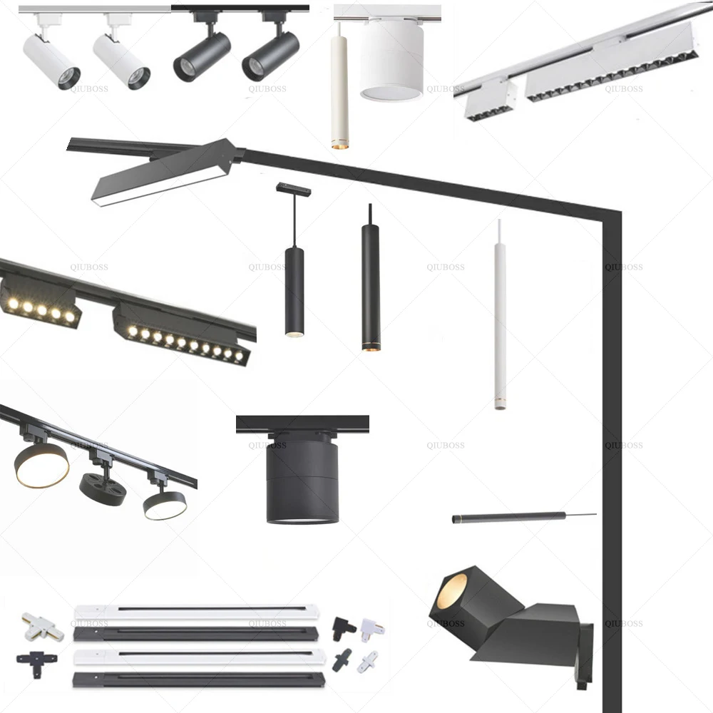 Modern-Surface-Mounted-Track-Lights-LED-Light-Track-Ceiling-System ...