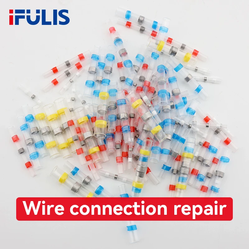 Solder-Seal-Sleeve-Wire-Connectors-Heat-Shrink-Insulated-Electrical ...