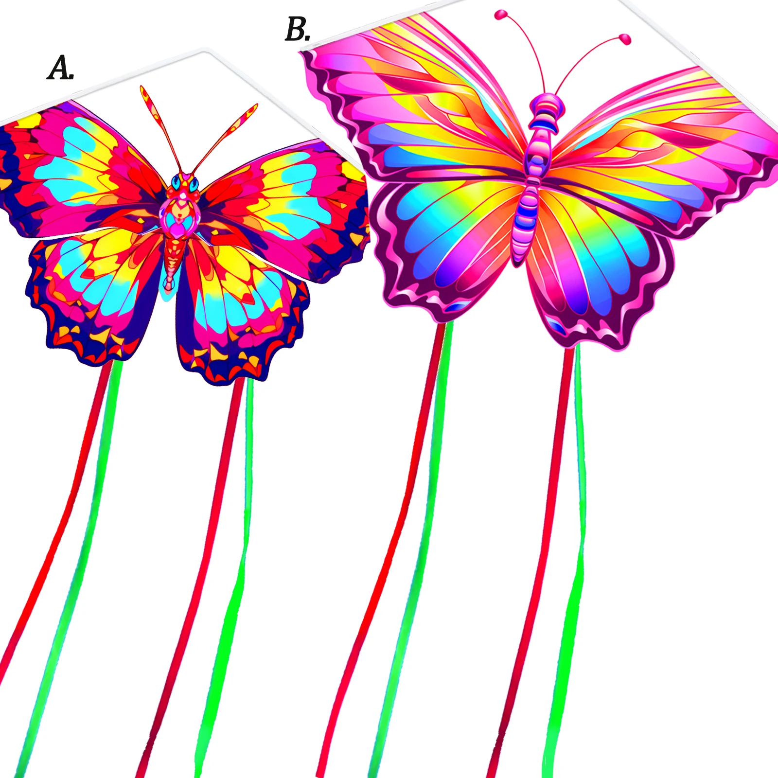 New-Arrive-Outdoor-Fun-Sports-Beautiful-butterfly-Kite-With-Handle-And ...