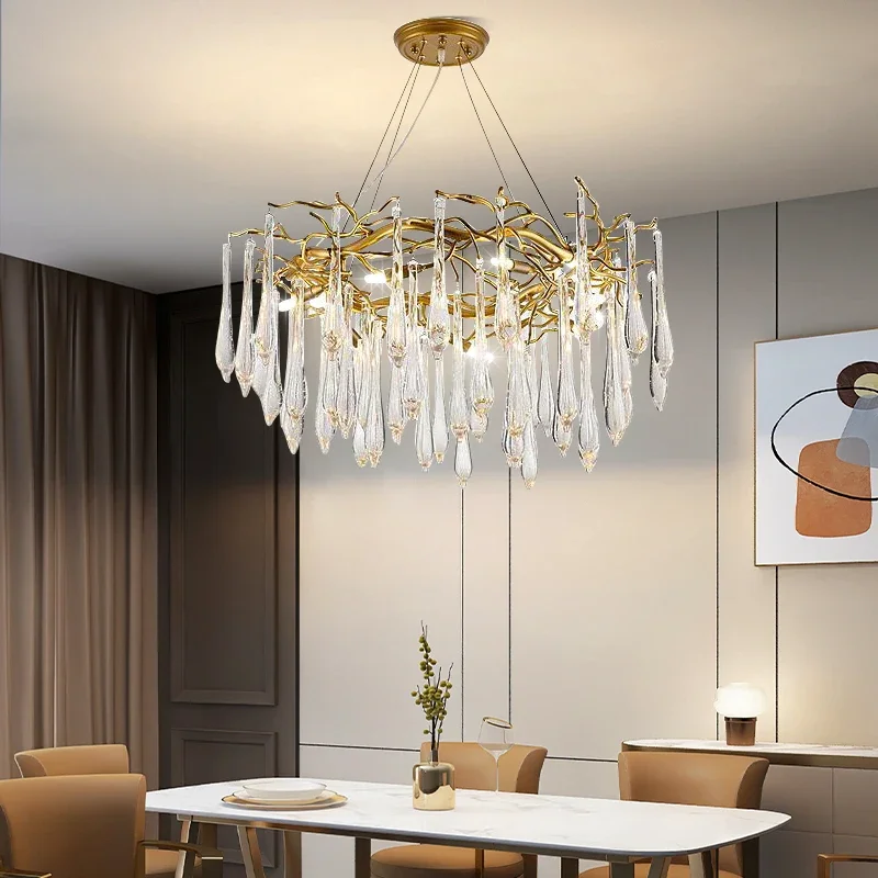 Modern Crystal Chandelier Lighting Ceiling Pendant Dining Room Foyer ...