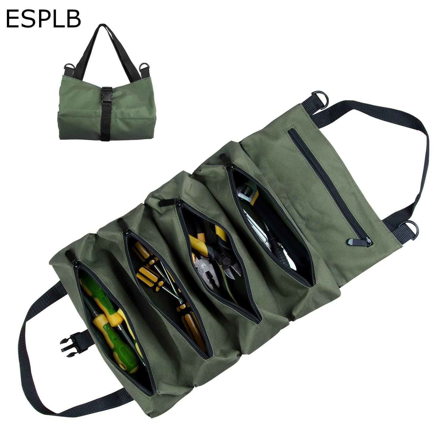 ESPLB-Canvas-Roll-Tool-Bag-Multi-Purpose-Organizer-Bucket-Handbag-Car ...