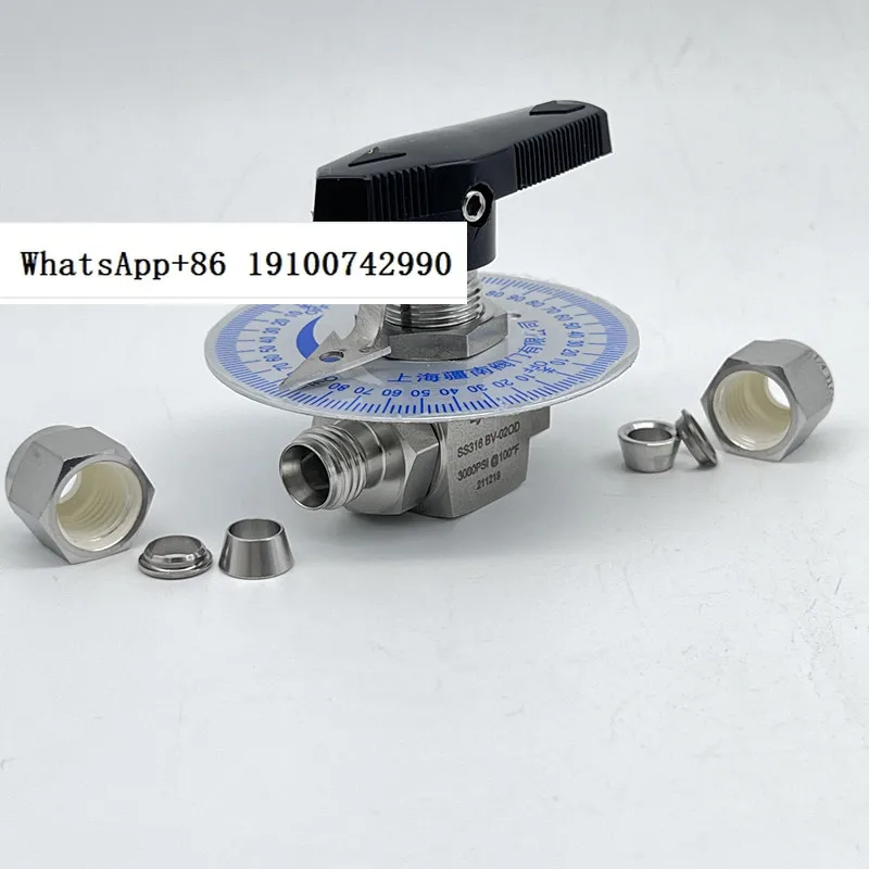 1pcs Scale mi-cro regulating valve stainless steel gas source fluid 316 ...