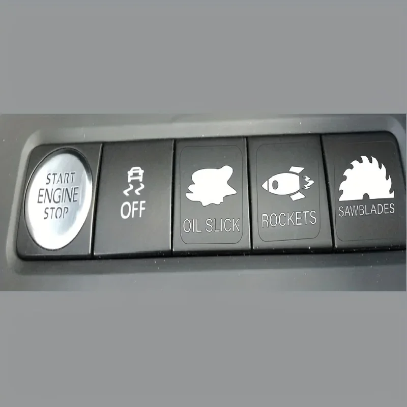 1PC-Novelty-Car-Button-Switch-Decorative-Sticker-Instrument-Interior ...