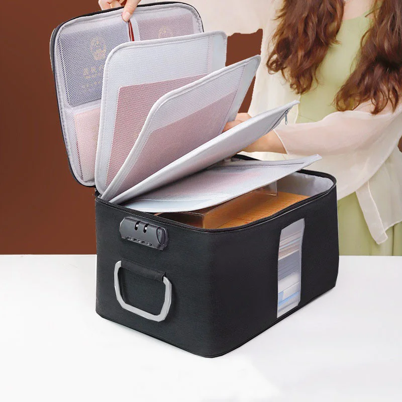 Document Storage Bag Organizer Desk Stationery Women Travel Files Card ...