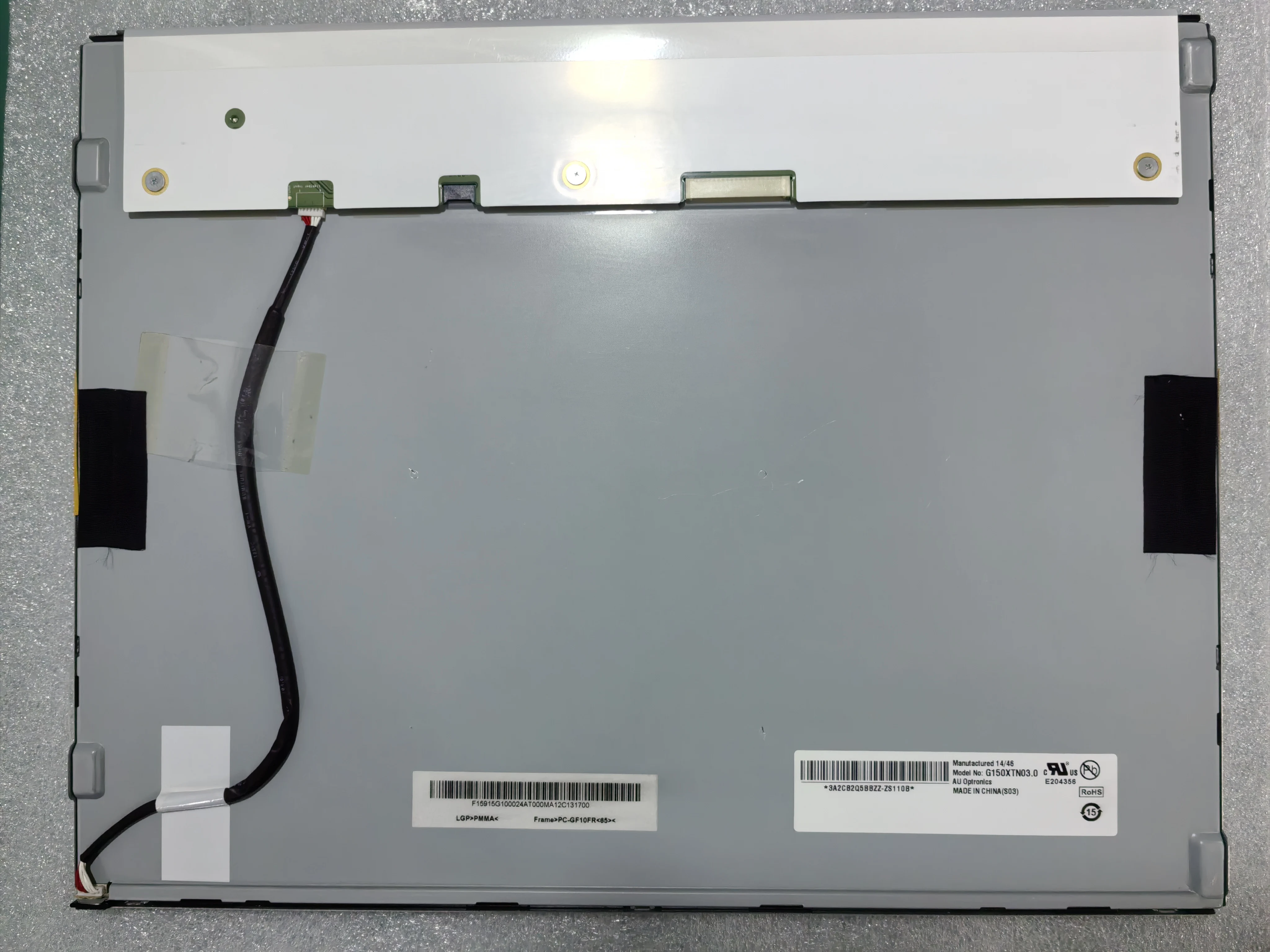Original G150XTN03.2 15 inch screen, tested in stock G150XTN03.0 ...